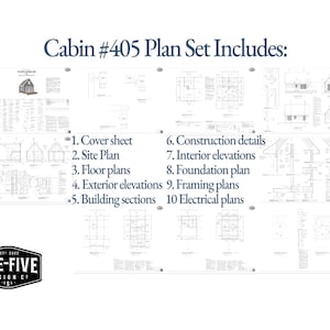 16x24 Small Cabin Plans With Loft: DIY Cottage House Blueprint (PDF ...