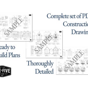 12x16 Off-grid Cabin Plans With Loft: DIY Tiny House Blueprint (PDF ...