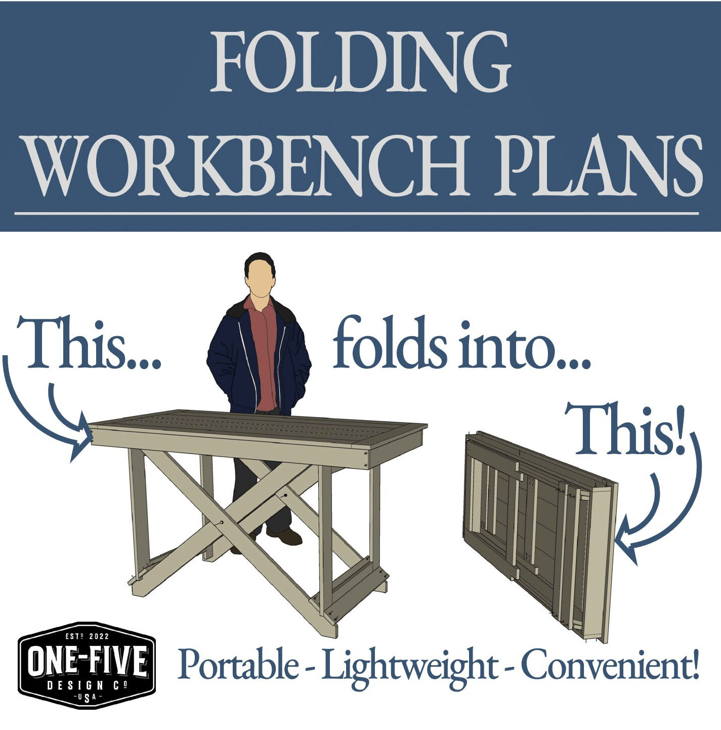 Folding Workbench Plans Portable Bench Plans Portable Workbench PDF ...