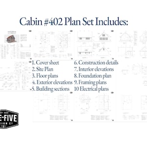 22x32 Small Cabin Plans With Loft: DIY Cottage House Blueprint (PDF ...