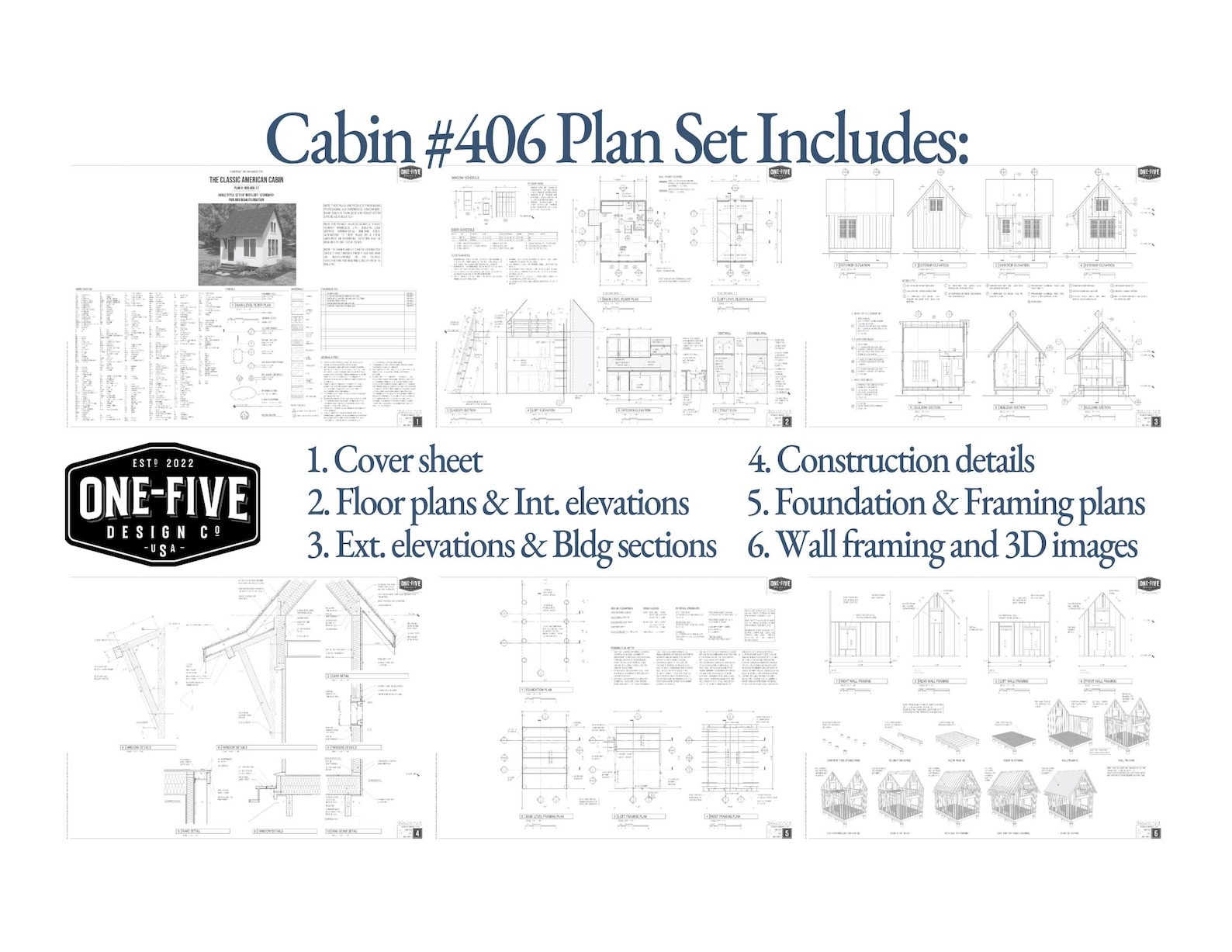 12x16 Off-grid Cabin Plans With Loft: DIY Tiny House Blueprint (PDF ...