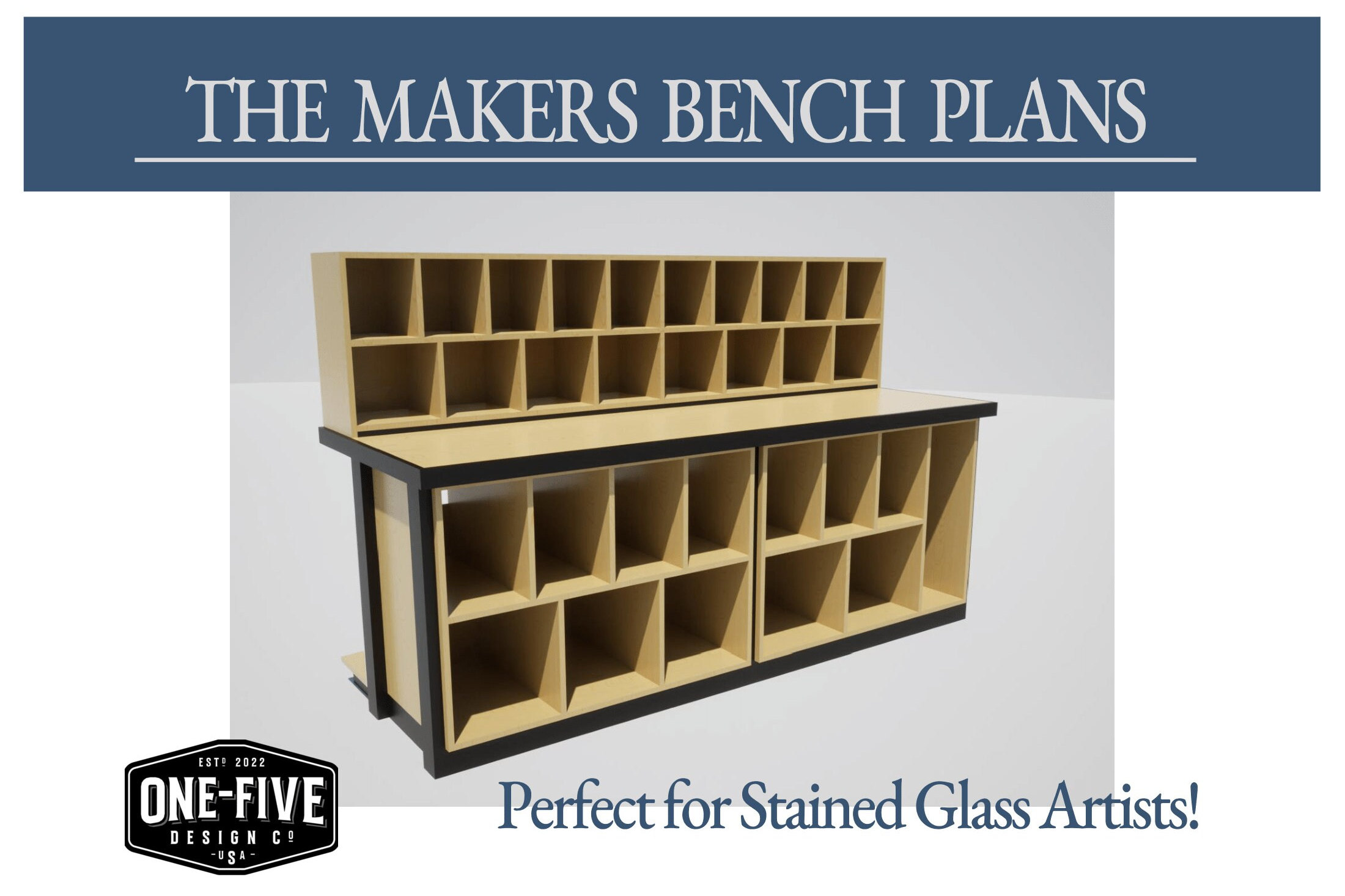 Makers Workbench Plans - PDF Instant Download - Stained Glass Workbench ...