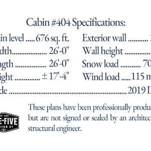 26x26 Small Cabin Plans PDF: Tiny Home Blueprint With Porch & Fireplace ...