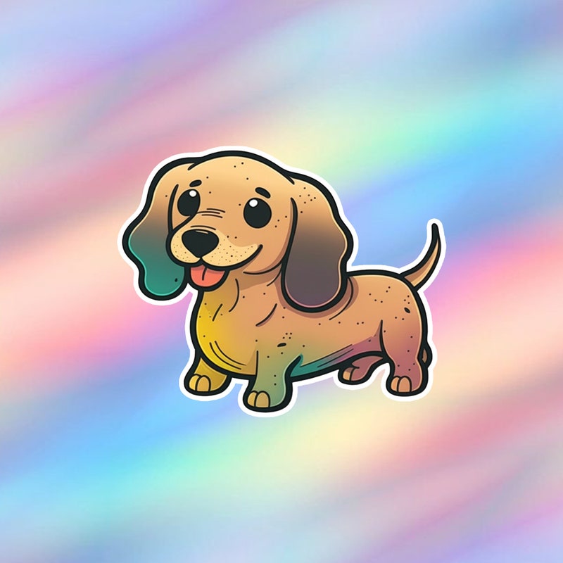 Dachshund Sticker - Etsy