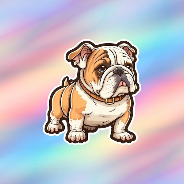 Bulldog Sticker - Etsy