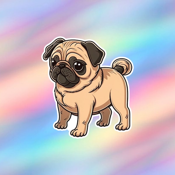 Pug Sticker - Etsy