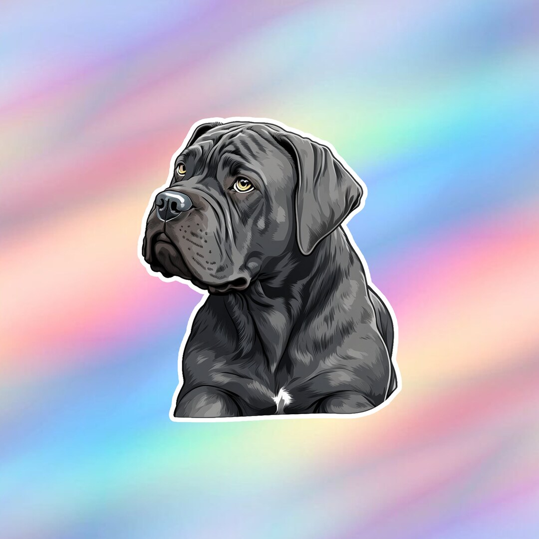 Cute Cane Corso Sticker Kawaii Cane Corso Sticker Vinyl Dog Laptop ...