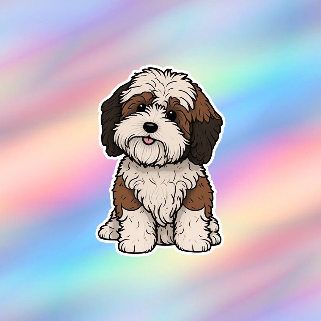 Cute Havanese Sticker Kawaii Havanese Sticker Vinyl Laptop Sticker ...