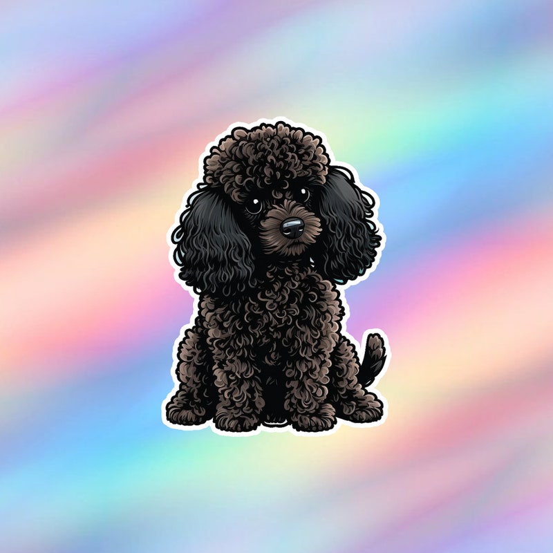 Poodle Sticker - Etsy