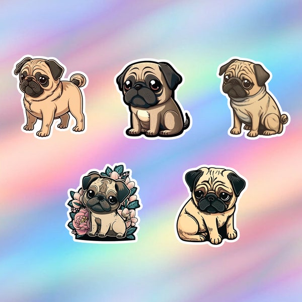 Pug Sticker - Etsy