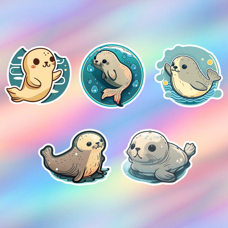 Seal Stickers - Etsy