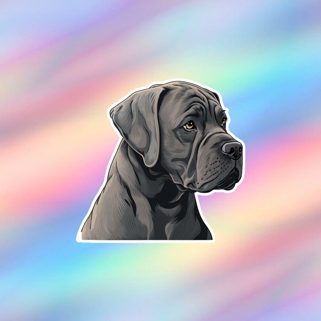 Cute Cane Corso Sticker Kawaii Cane Corso Sticker Vinyl Dog Laptop ...
