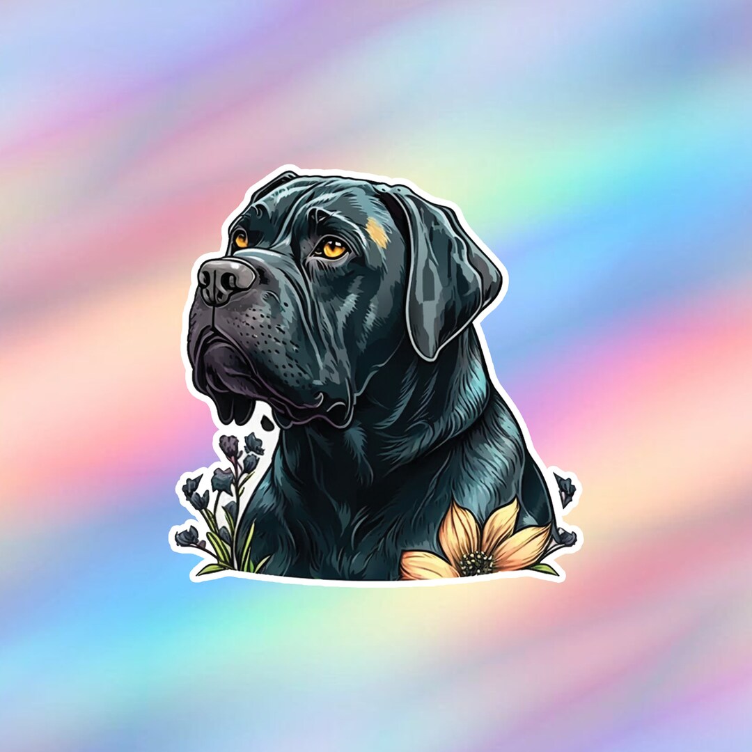 Cute Cane Corso Sticker Kawaii Cane Corso Sticker Vinyl Dog Laptop ...