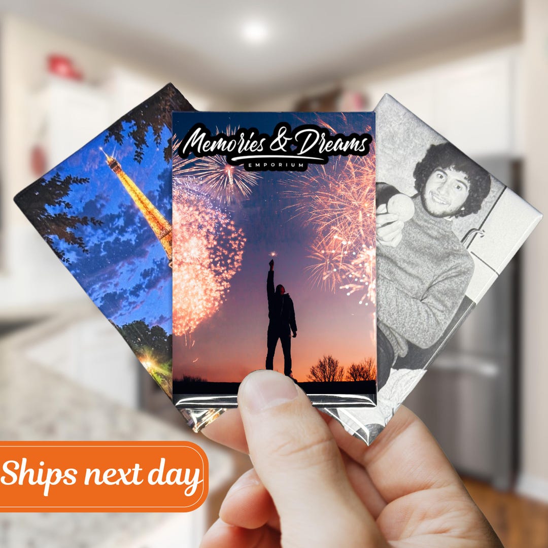 2x3 Custom Photo Magnets - Personalized Metal Fridge Magnets Graduation ...