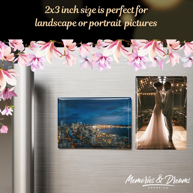 2x3 Custom Photo Magnets - Personalized Metal Fridge Magnets, Valentine ...