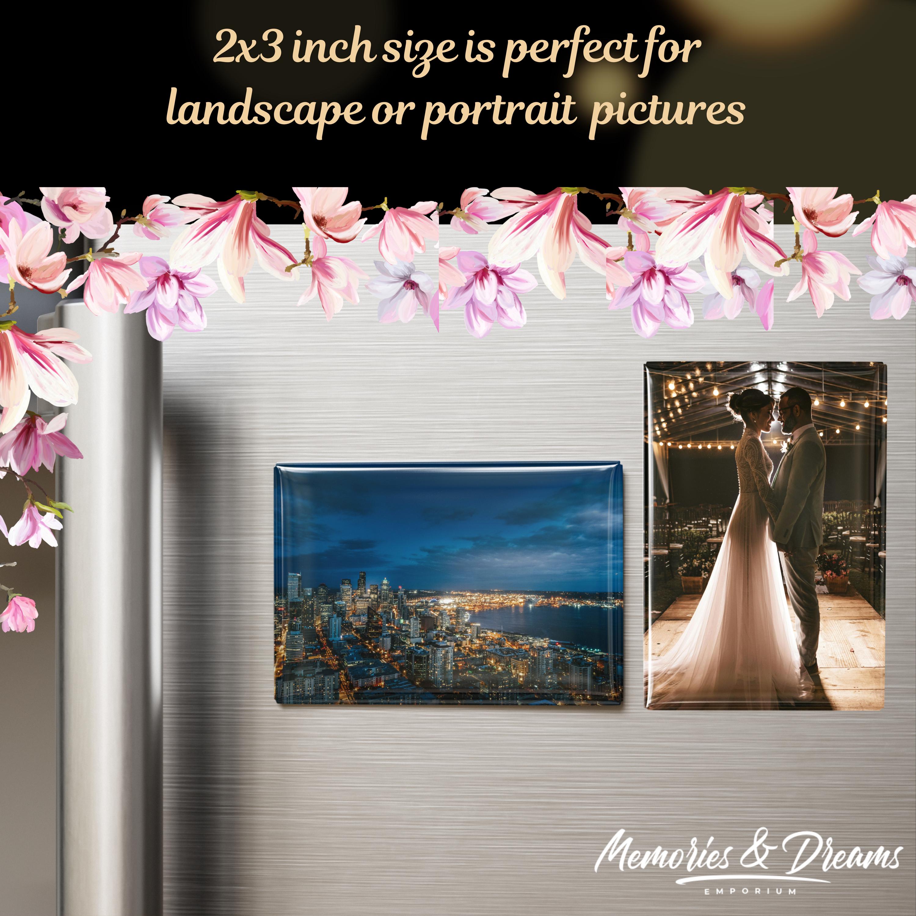 2x3 Custom Photo Magnets - Personalized Metal Fridge Magnets, Valentine ...