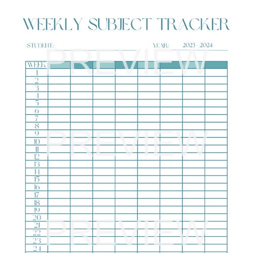 Homeschool Planner Pack - Portfolio (basic) - 16 Pages - Etsy