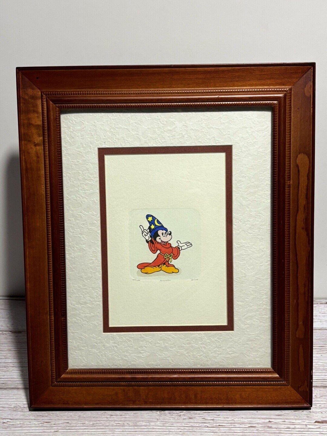 Mickey Mouse Fantasia Hand Painted Sowa & Reiser Framed and Certified ...