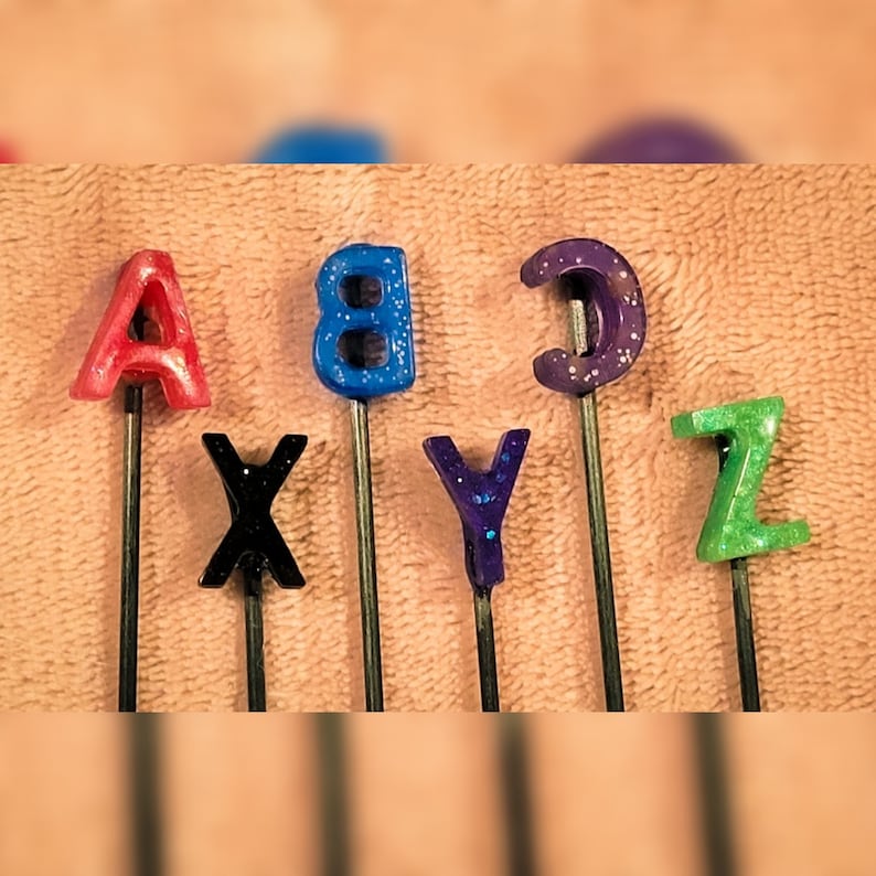 Alphabet Evil Sticks - Etsy