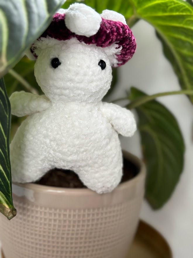 Small Mushroom Plushie Mushroom Baby Crochet Mushling Chunky Crochet ...