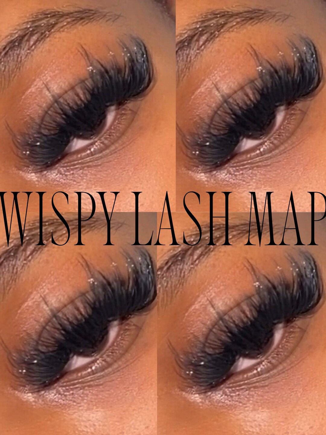Wispy Lash Map E-book - Etsy