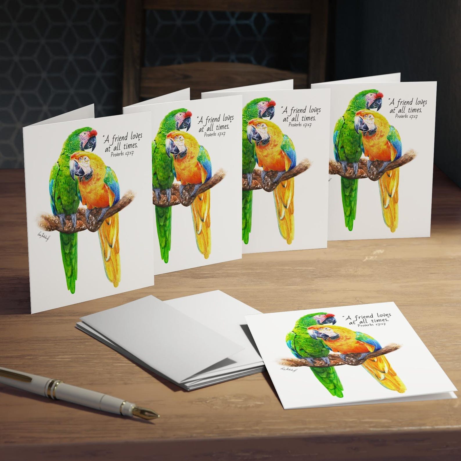 Macaw Parrots- Magnets, Cards, or Giclee Prints; Tropical Art Buffon ...