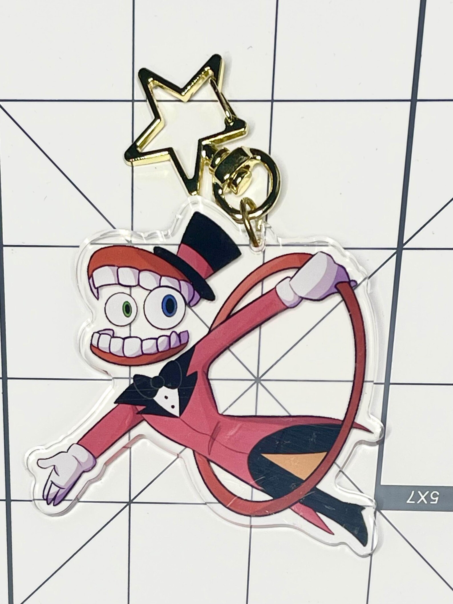 The Amazing Digital Circus Ariel Hoop Acrylic Charms - Etsy