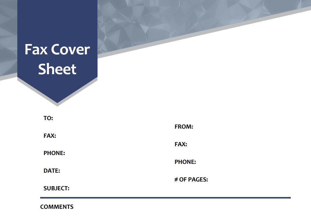 Fax Cover (arrow Design) Printable PDF File. - Etsy