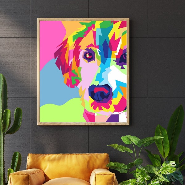 Abstract Dog Art - Etsy