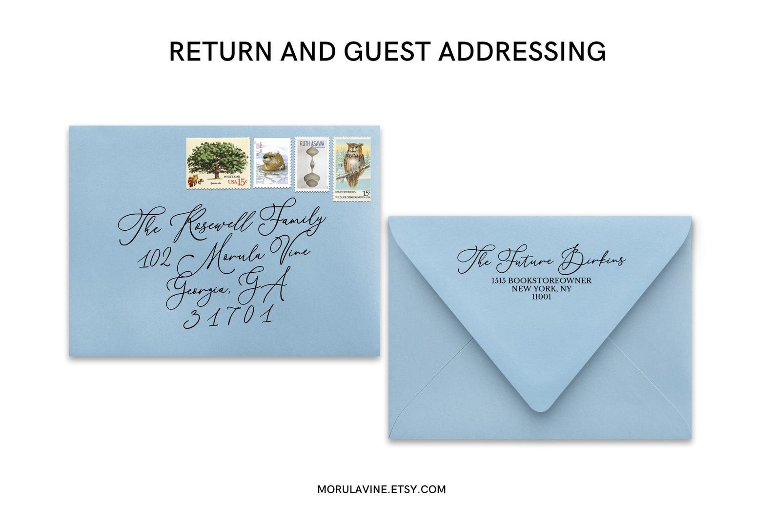 Sicily Envelope Addressing | Printable Calligraphy Guest Addressing ...