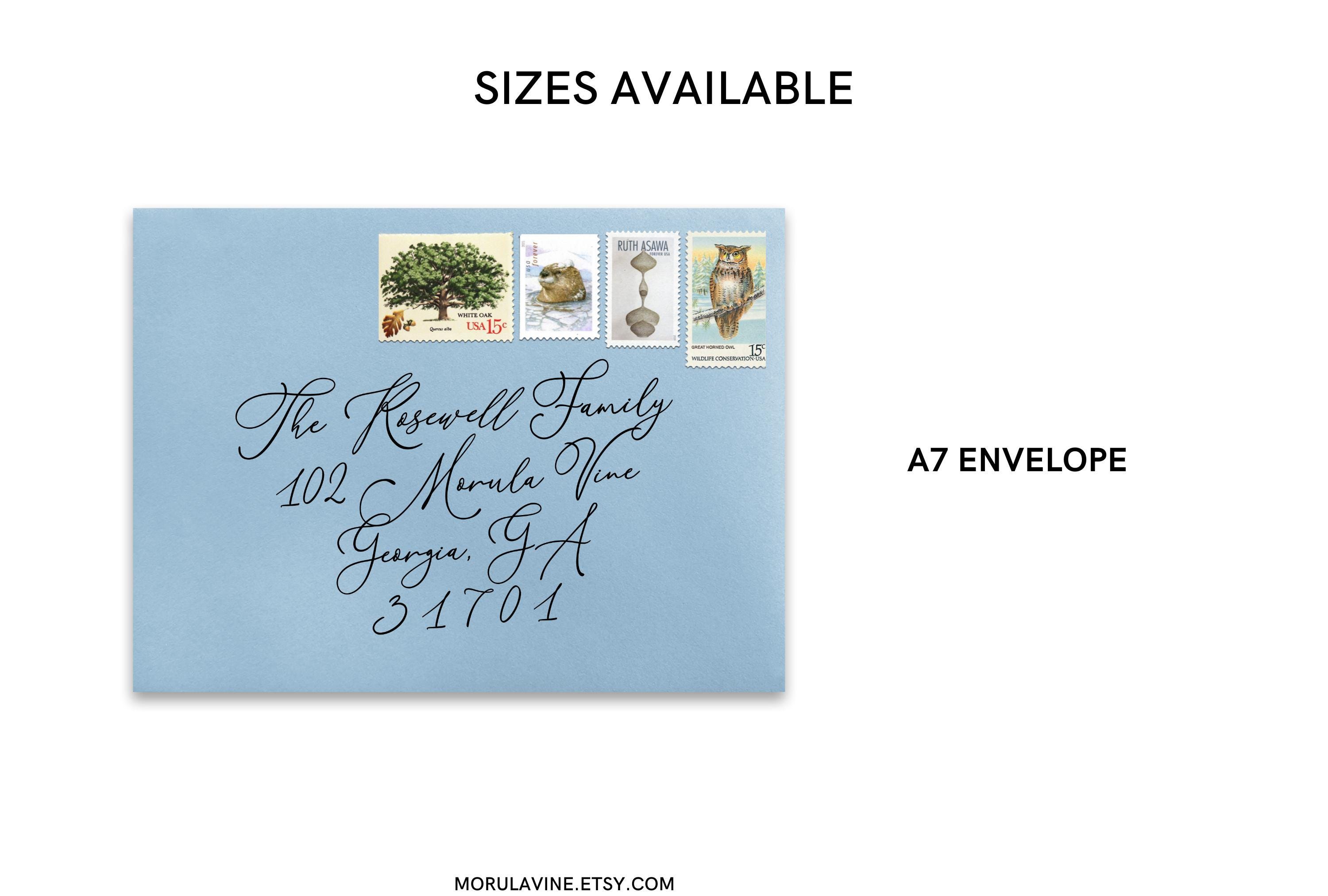 Sicily Envelope Addressing | Printable Calligraphy Guest Addressing ...