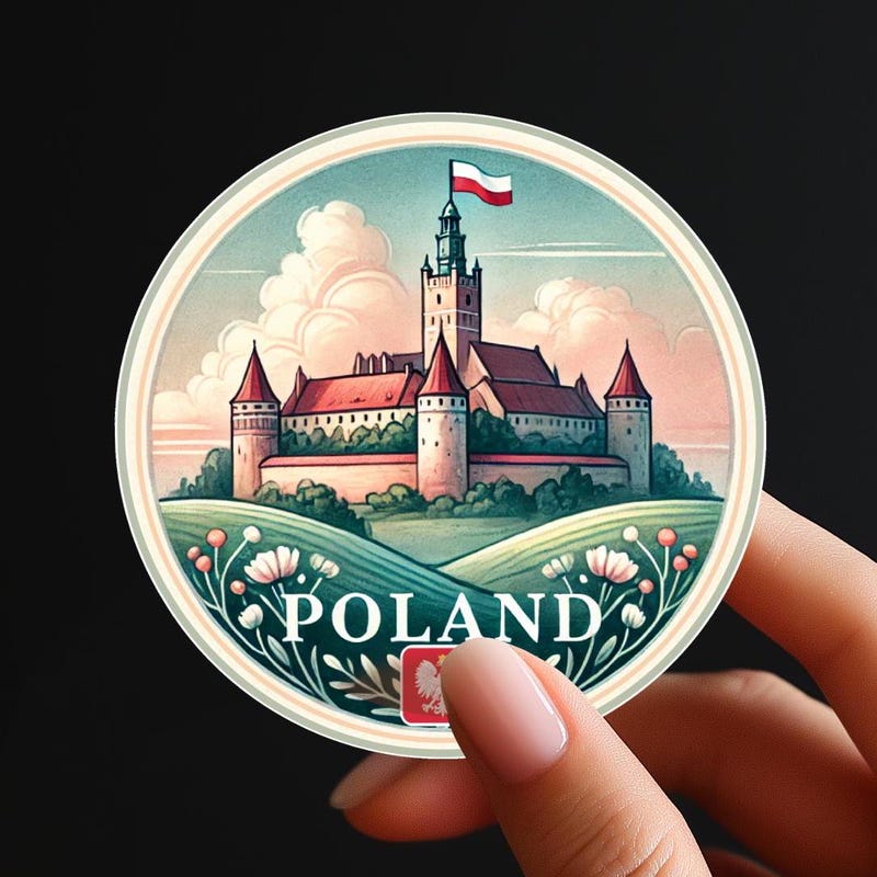Poland Travel Sticker - Etsy