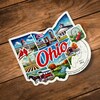 Retro State of Ohio Sticker | Waterproof Vinyl Sticker | Durable Laptop ...