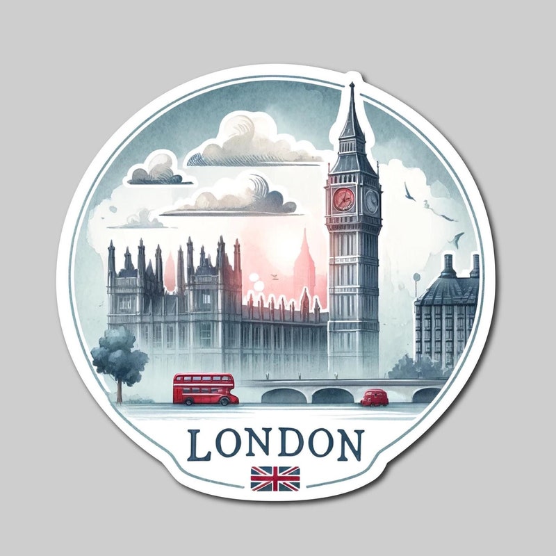 London Stickers - Etsy