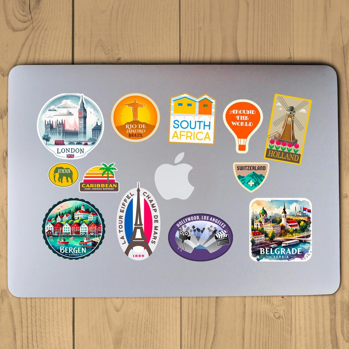 Belgrade Serbia Sticker: Watercolor Travel Vinyl Decal - Etsy