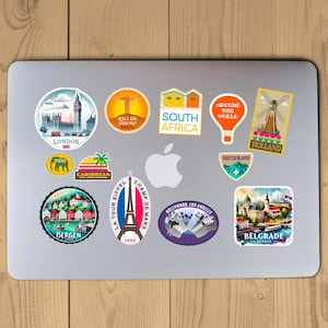 Belgrade Serbia Sticker: Watercolor Travel Vinyl Decal - Etsy