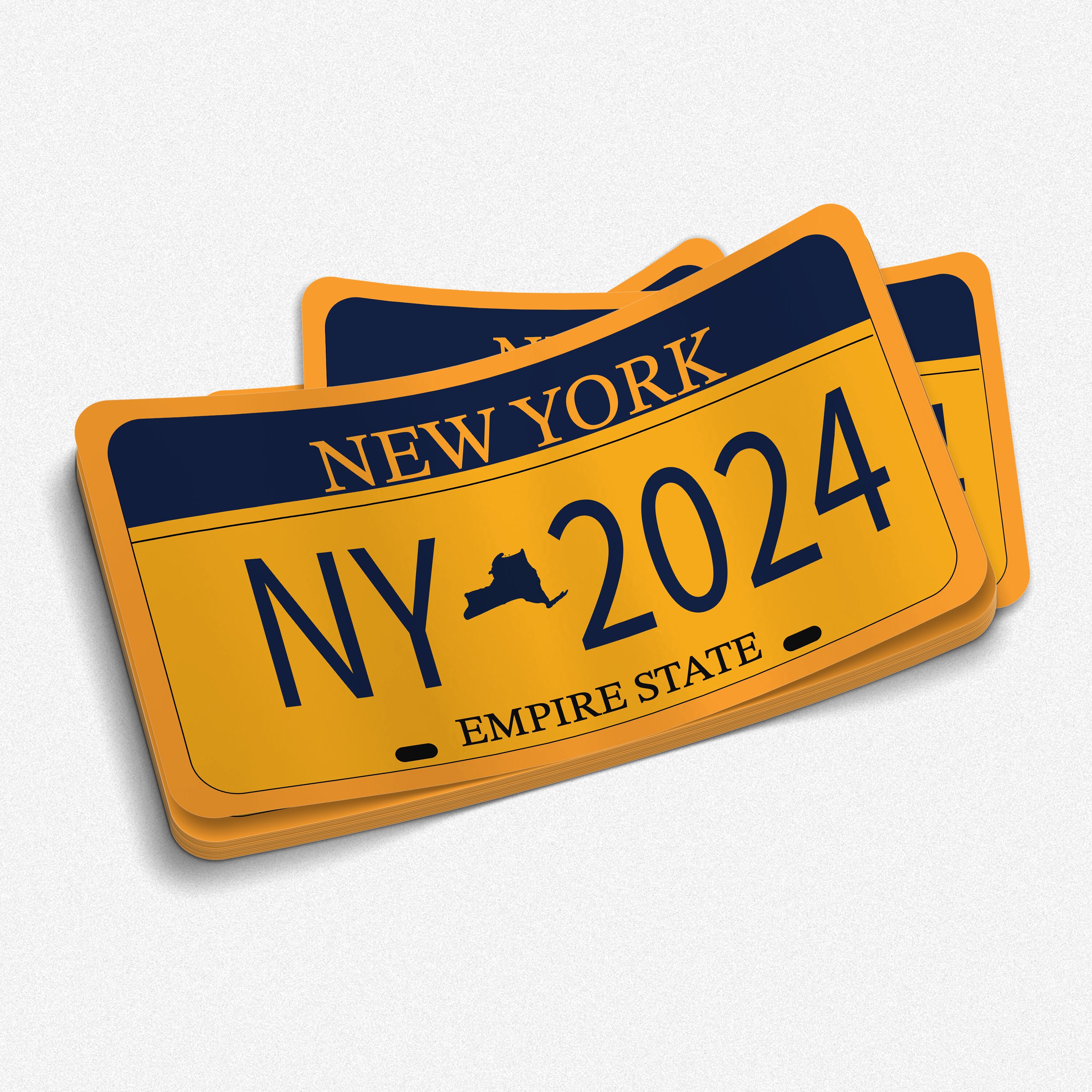 New York City License Plate Sticker 2024, NYC Themed Sticker, Sticker ...