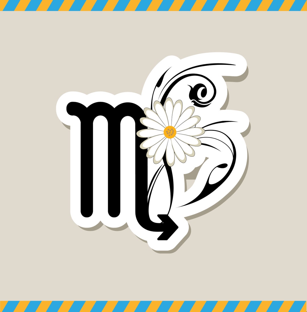 Scorpio Sticker, Astrology Sticker Waterproof, Zodiac Scorpio Sign, Die ...