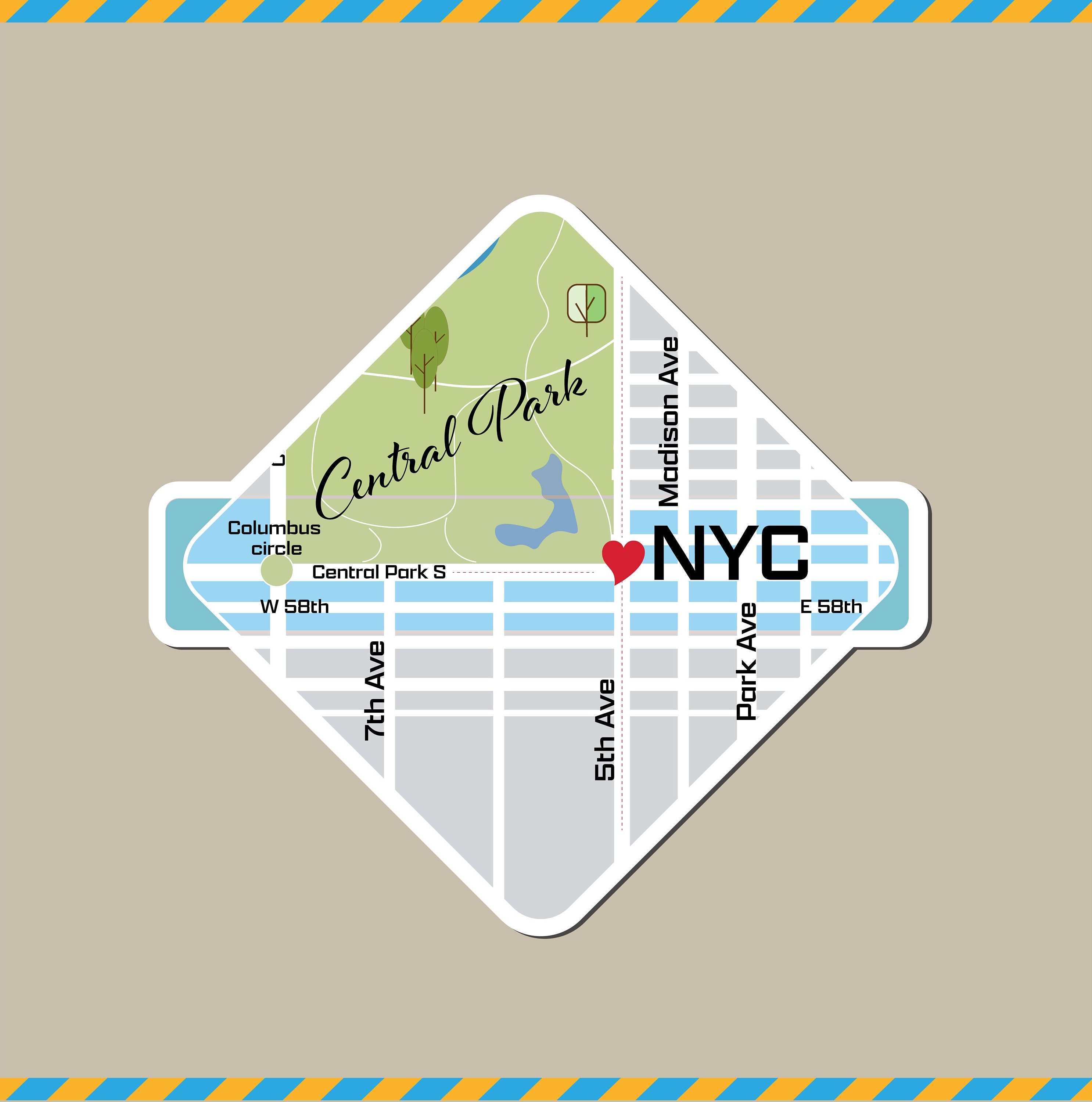 Pnw Stickers DHDM 607 Area Code Sticker New York Binghamton Elmira ...