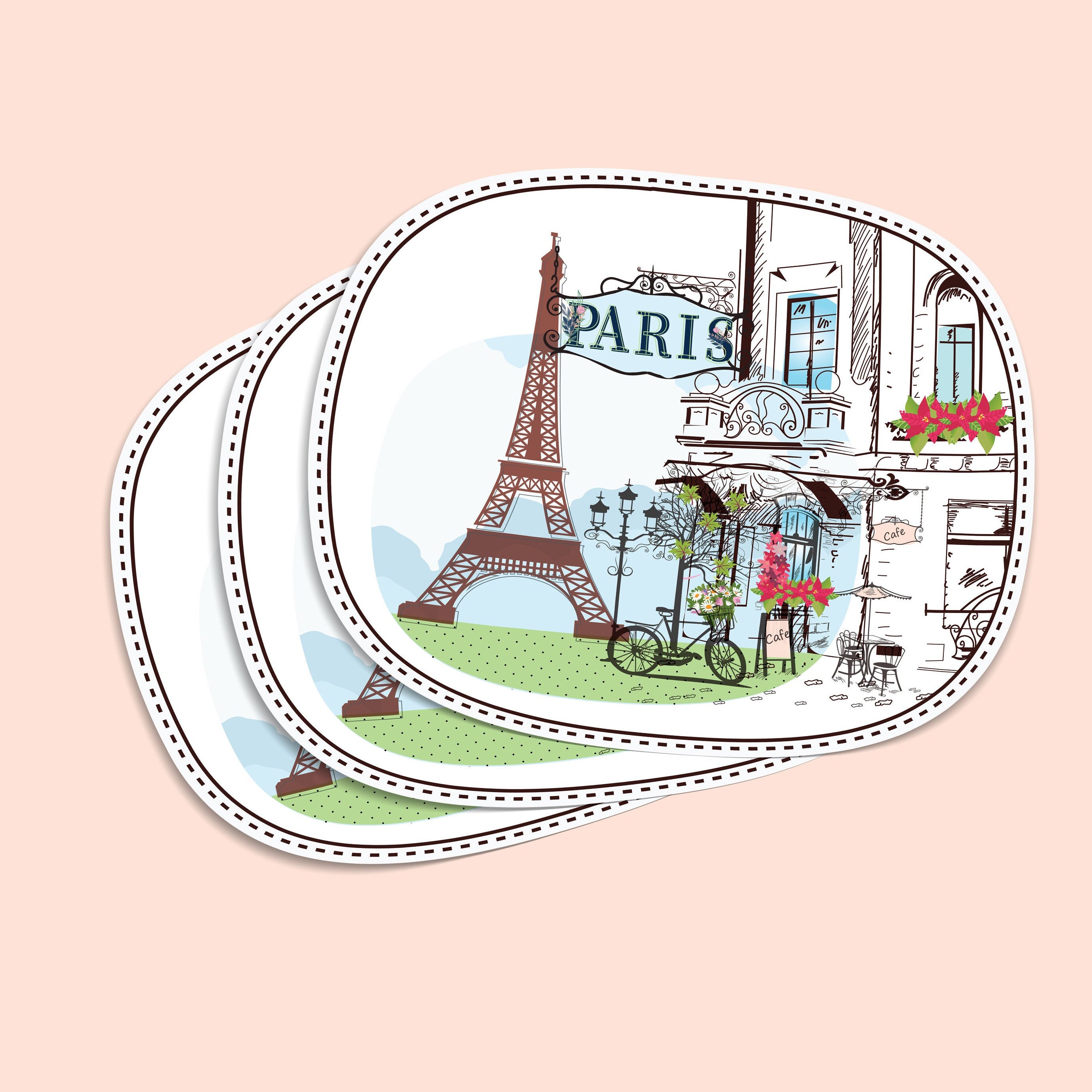 Paris Sticker, Eiffel Tower, Paris Decor, Journal Sticker, Paris Vinyl ...