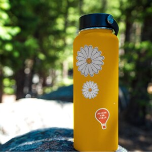 Daisy Stickers Pack 3/5/10 Vinyl Stickers Daisy Water Bottle, Laptop ...