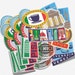 10/16 Vinyl Italy Stickers, Die Cut Decal Set, Italy Sticker Pack ...