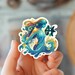 Pisces Zodiac Sticker: Watercolor Astrology, Waterproof Vinyl - Etsy