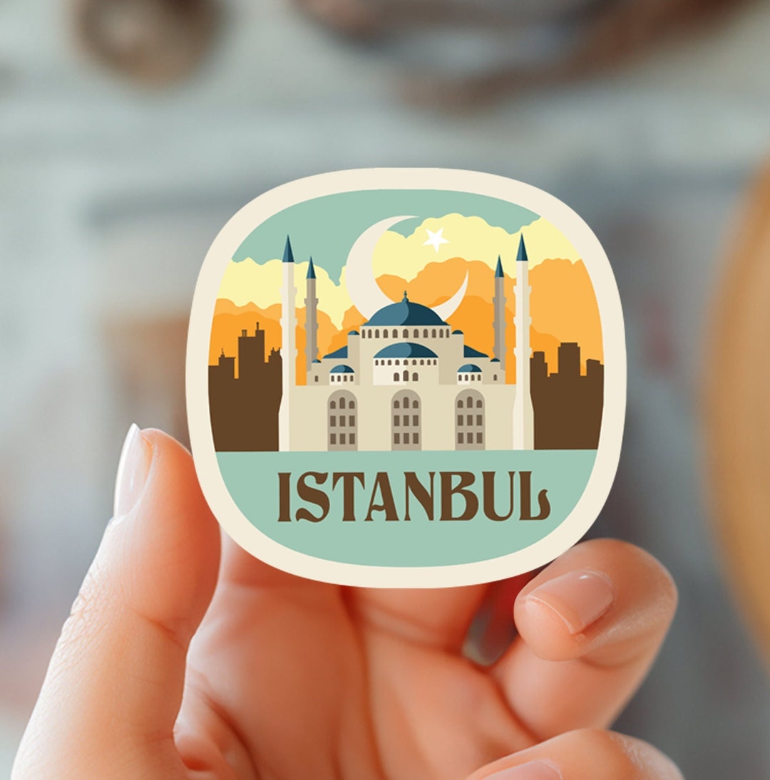 Sticker Istanbul Turquie : Sticker de voyage en vinyle imperméable ...