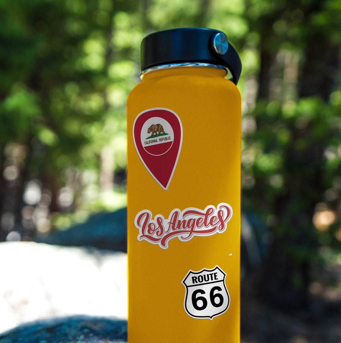 Route 66 Sticker, United States Road Sign, Road Trip Route Die Cut ...