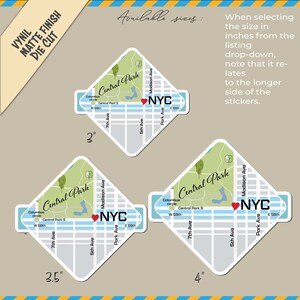 New York City Sticker, Central Park Sticker New York , Love Nyc ...