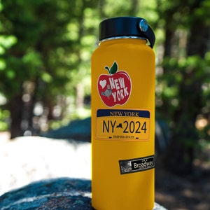 New York City License Plate Sticker 2024, NYC Themed Sticker, Sticker ...