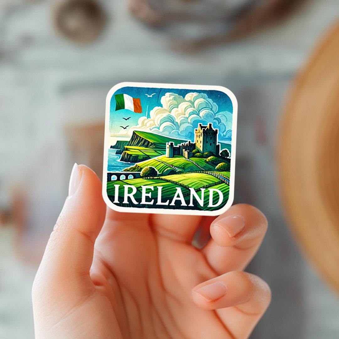 Ireland Stickers, Irish Stickers, Travel Stickers, Laptop Vinyl Sticker ...