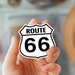 Route 66 Sticker, United States Road Sign, Road Trip Route Die Cut ...