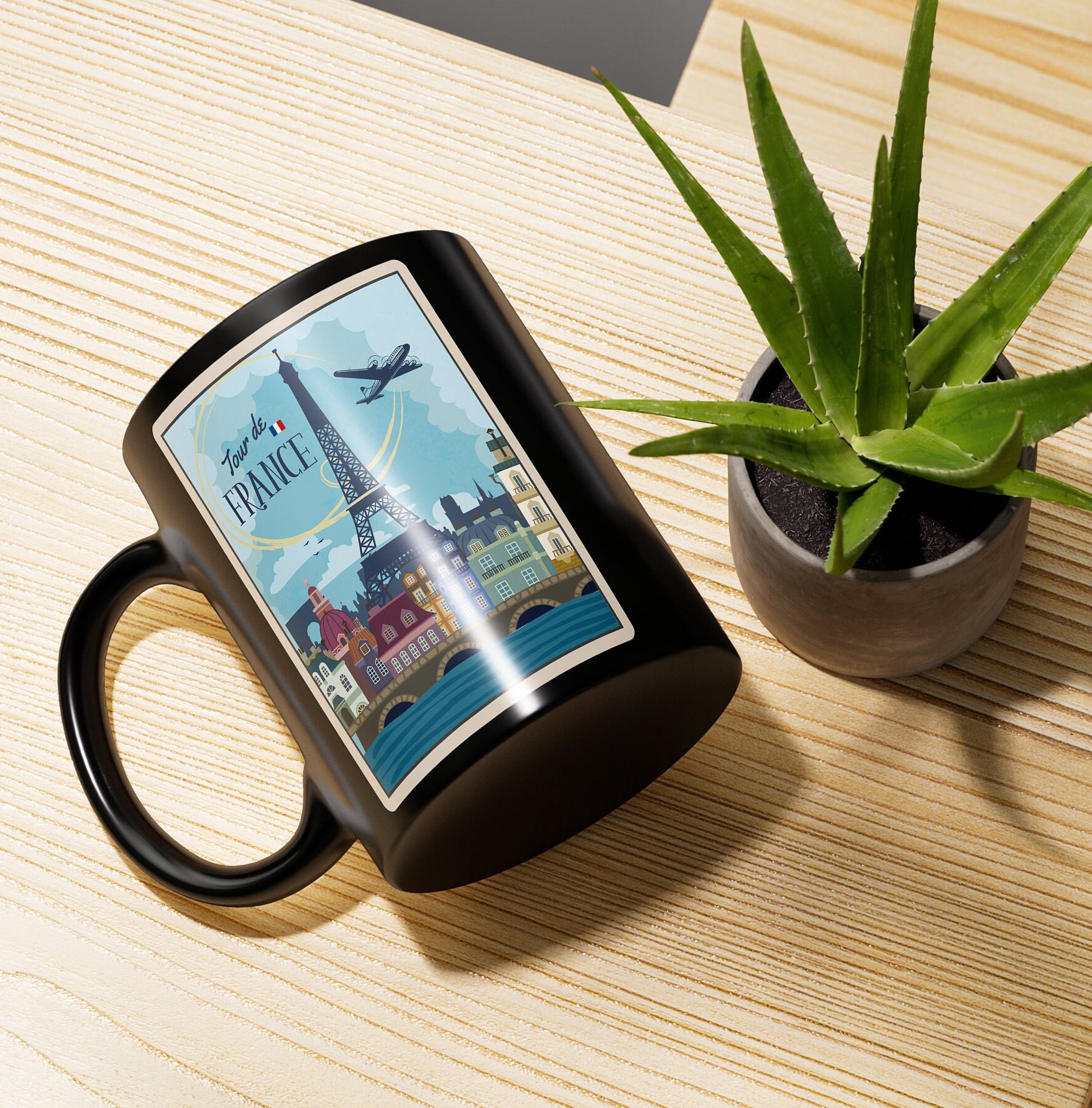 Retro Paris Vinyl Sticker Paris Sticker, Eiffel Tower, Paris Sticker ...